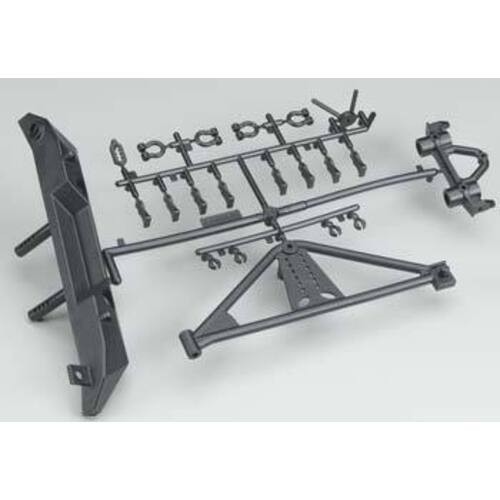 SCX10 Rear Bumper Tire Carrier from Hobbyrama