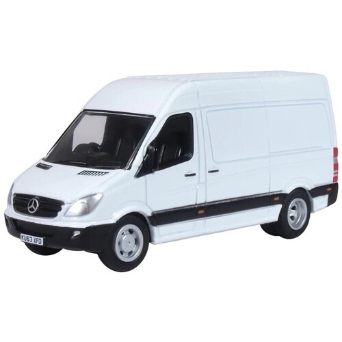 1:76 White Mercedes Sprinter from Hobbyrama