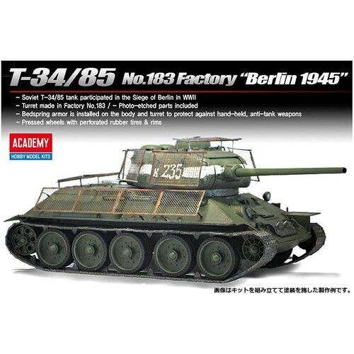 1:35 T-34/85 No.183 Factory-AC from First Choice Warehouse