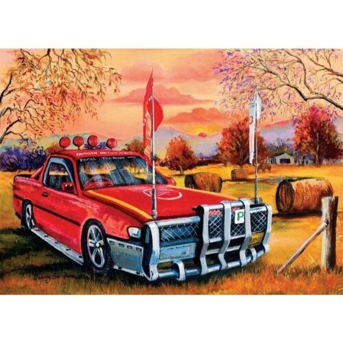 Red Ute in the Bush 1000pc from Hobbyrama