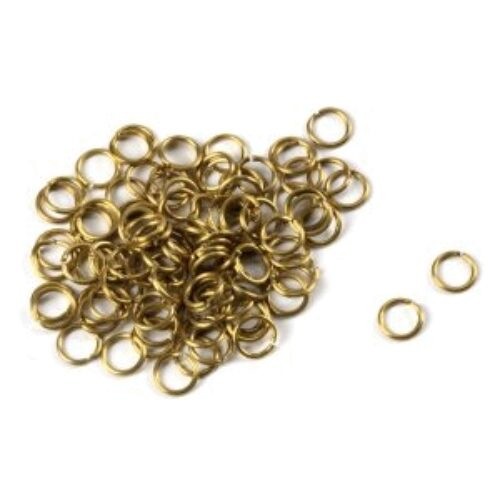 Brass Rigging Rings 6mm Dia from Hobbyrama