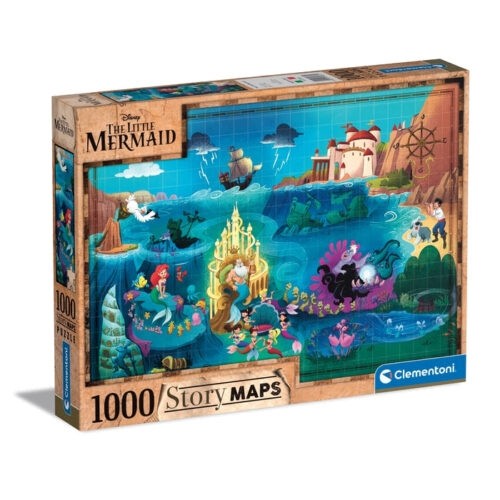 Little Mermaid Maps 1000pc from Hobbyrama