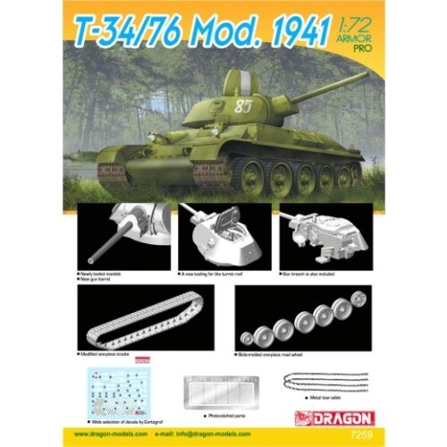 1:72 T-34/76 Mod. 1941 from Hobbyrama