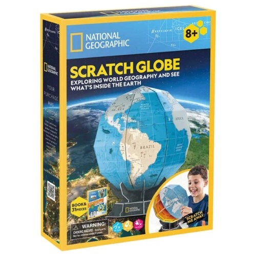 Scratch Globe 3D Puzzle from Hobbyrama