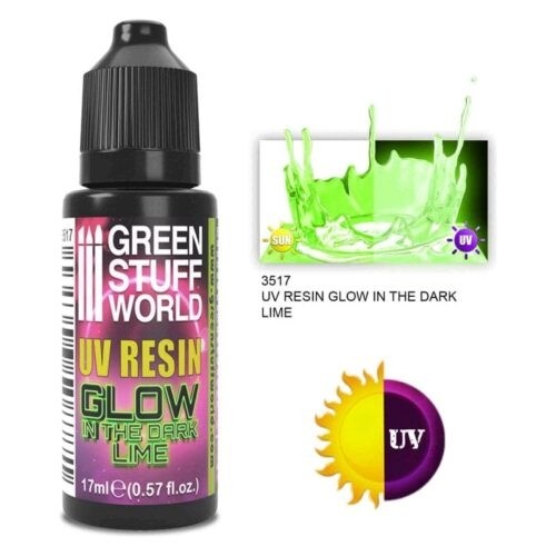 UV Resin Dark Glow Lime from Hobbyrama