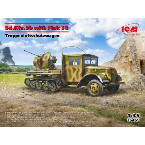 1:35 Sd.Kfz.3b w/Flak 38 Gun from Hobbyrama