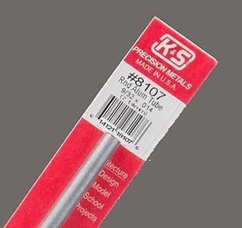 Aluminium Tube 9/32 x .014 x 1 from Hobbyrama