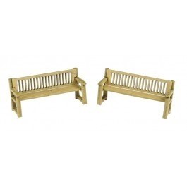 OO/HO Park Benches from Hobbyrama