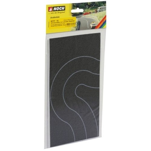 HO Country Road Curve Asphalt from Hobbyrama