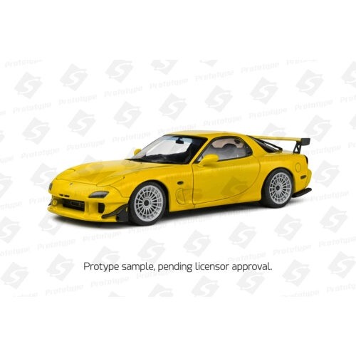 1:18 Yellow 94 Mazda RX7 from Hobbyrama