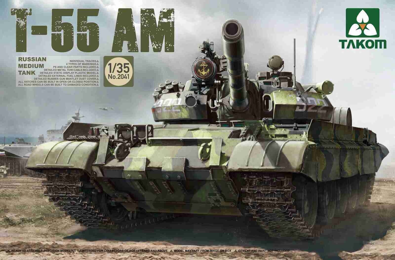 1:35 Russian Medium Tank T55AM from Hobbyrama
