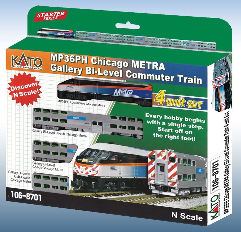 N MP36PH Chicago METRA Pack from Hobbyrama