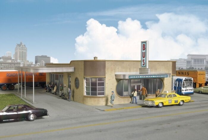 HO Silver Springs Bus Terminal from Hobbyrama