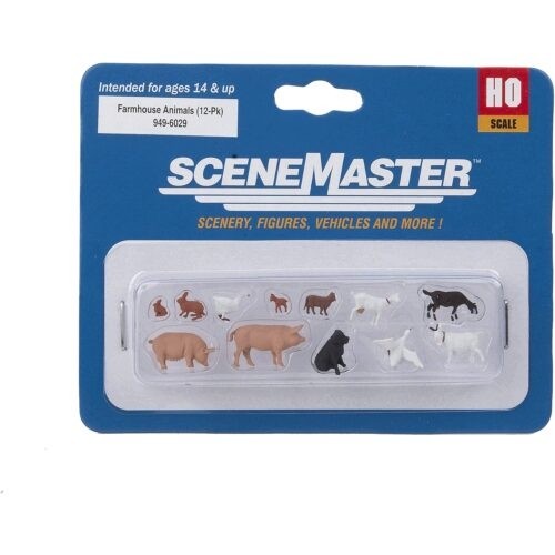 Farmhouse Animals (12) from Hobbyrama