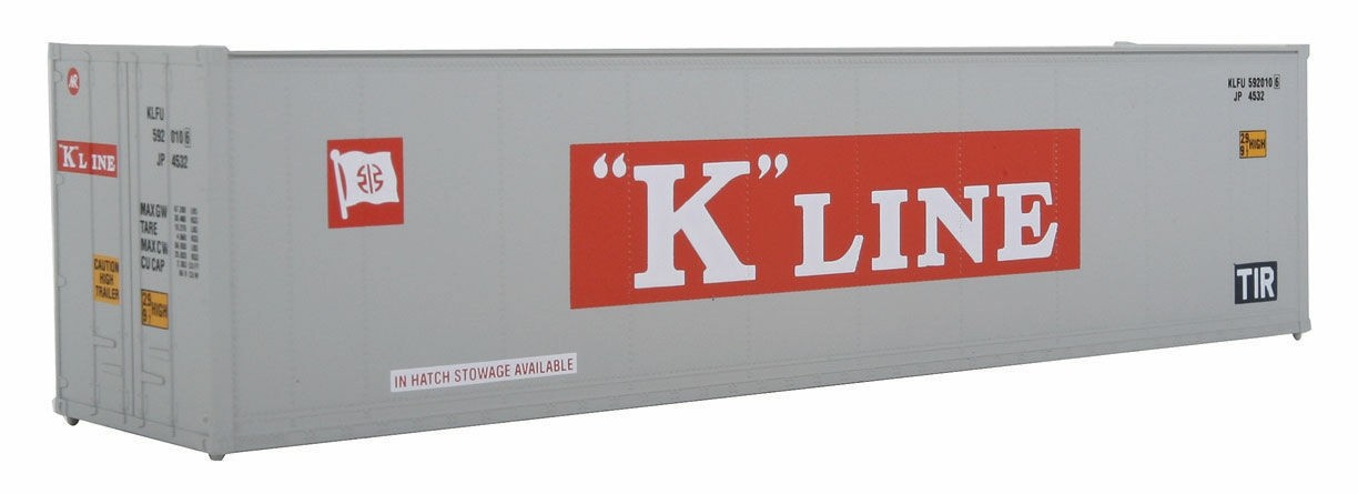 HO 40' Container "K" Line from Hobbyrama