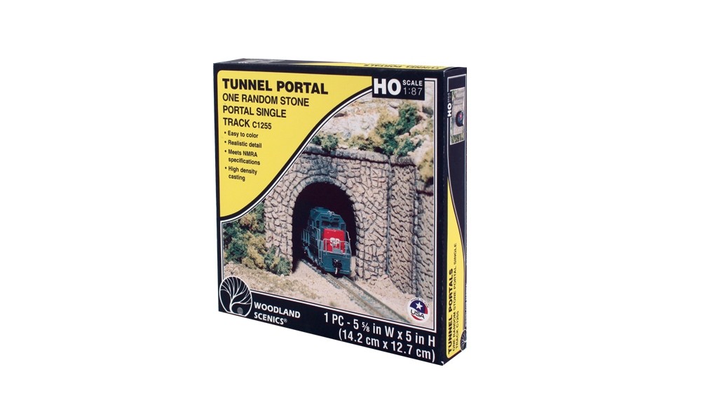 HO Tunnel Portal Stone Sgl from Hobbyrama